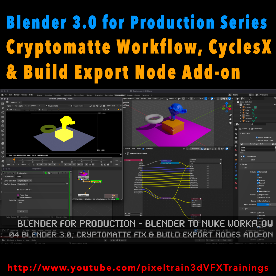 Blender for Production – Blender 3.0 to NUKE Workflow – 04 Cryptomatte ...