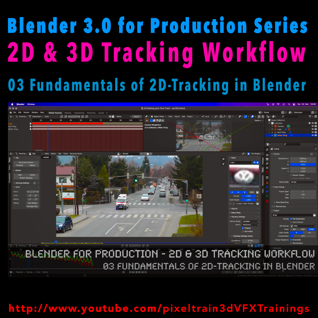 Blender 3.0 for Production – 2D & 3D Tracking Workflow – 03 ...