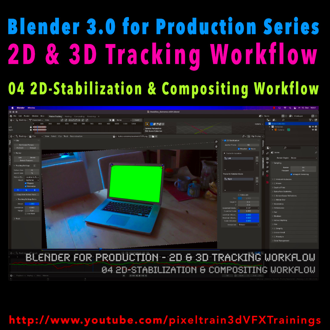 Blender 3.0 for Production – 2D & 3D Tracking Workflow – 04 2D ...