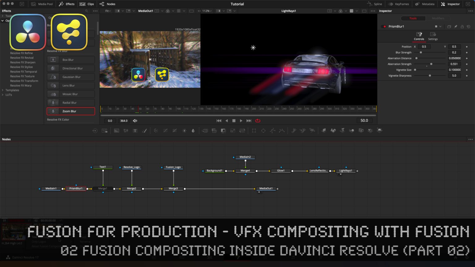 [Tutorial] Fusion for Production – VFX Compositing with Fusion – 02b ...