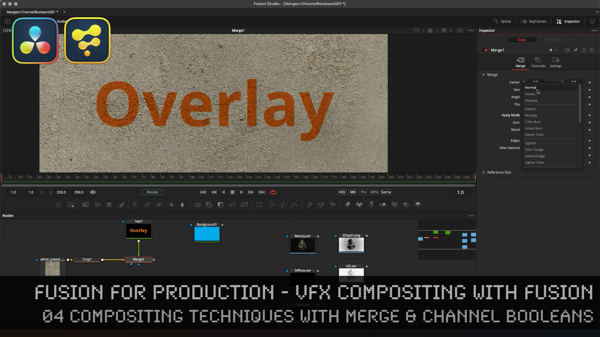 [Tutorial] Compositing techniques with Merge & Channel Booleans – Helge ...