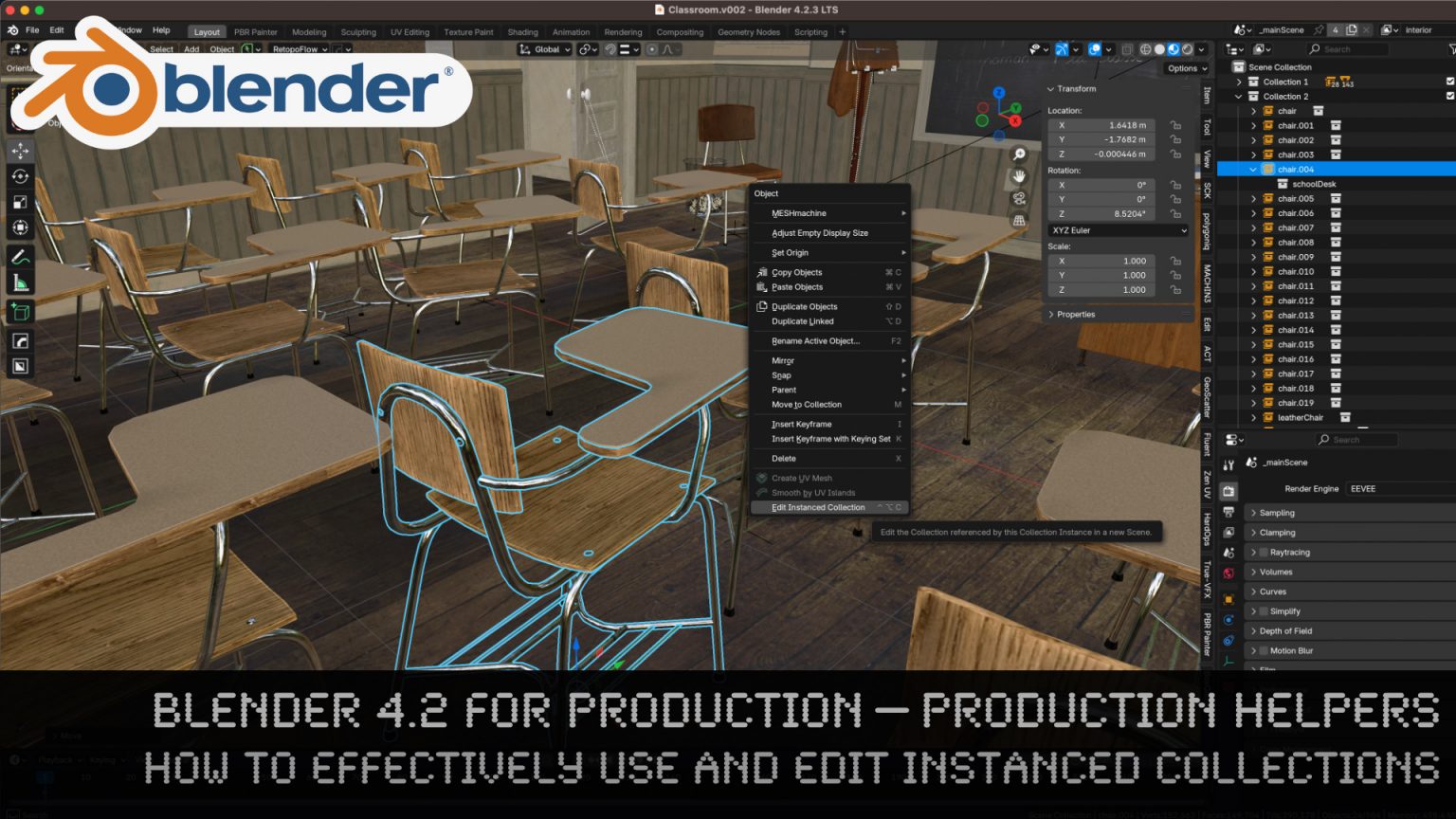 [Tutorial] Blender 4.2 for Production – How to effectively use and edit ...